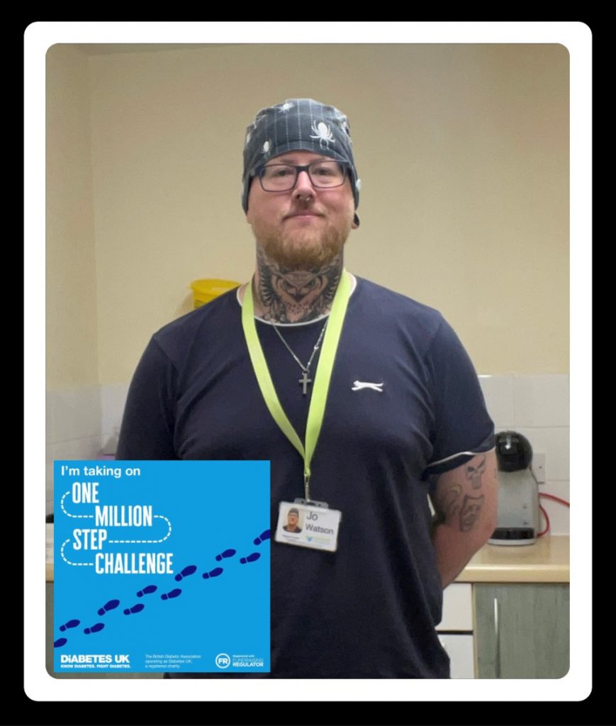 Good Luck to Jo Watson on the 1 Million Step Challenge